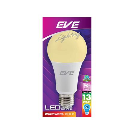 หลอด LED EVE A60 SUPER SAVE 13 วัตต์ WARMWHITE E27