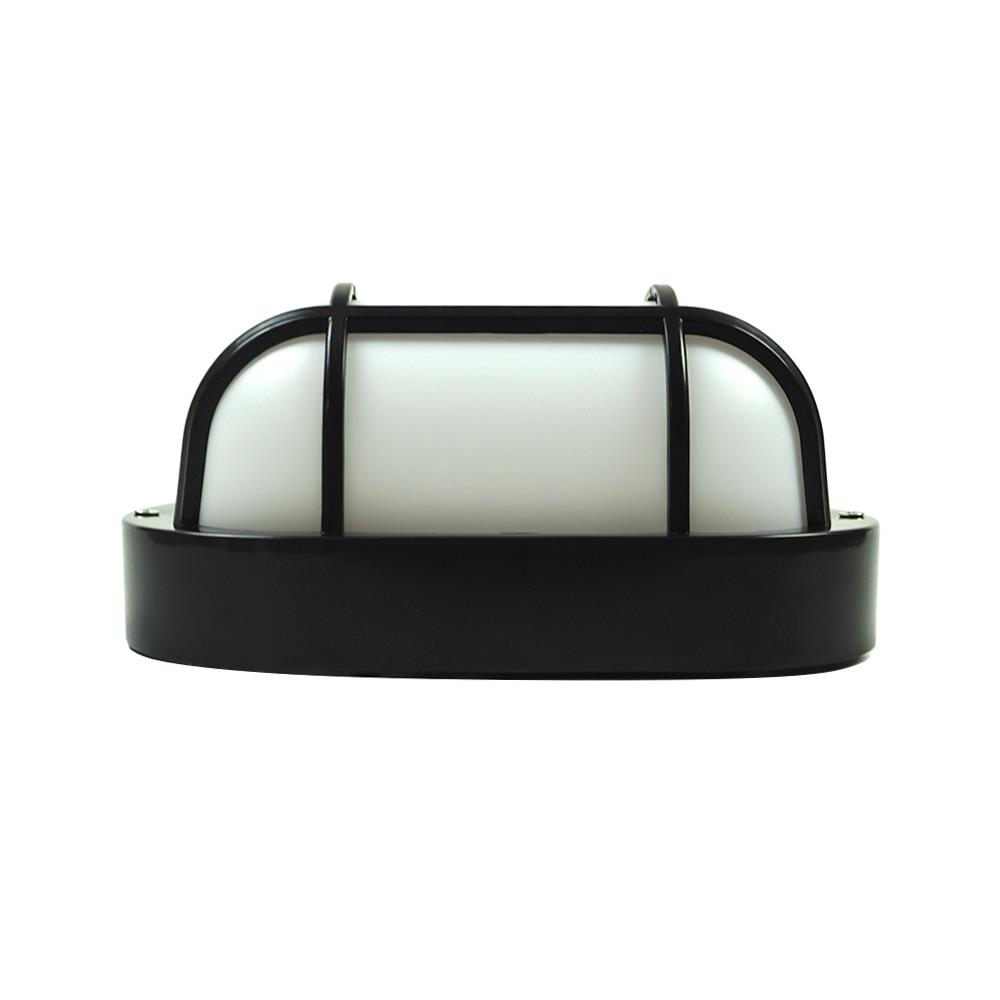 LED OUTDOOR WALL LIGHT BEC STORM-OV/B 10W WARM WHITE BLACK