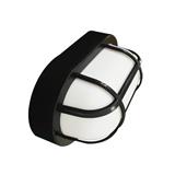 LED OUTDOOR WALL LIGHT BEC STORM-OV/B 10W WARMWHITE BLACK