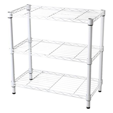 3 TIER SHELVES STACKO BAZE 60X30X60CM WHITE