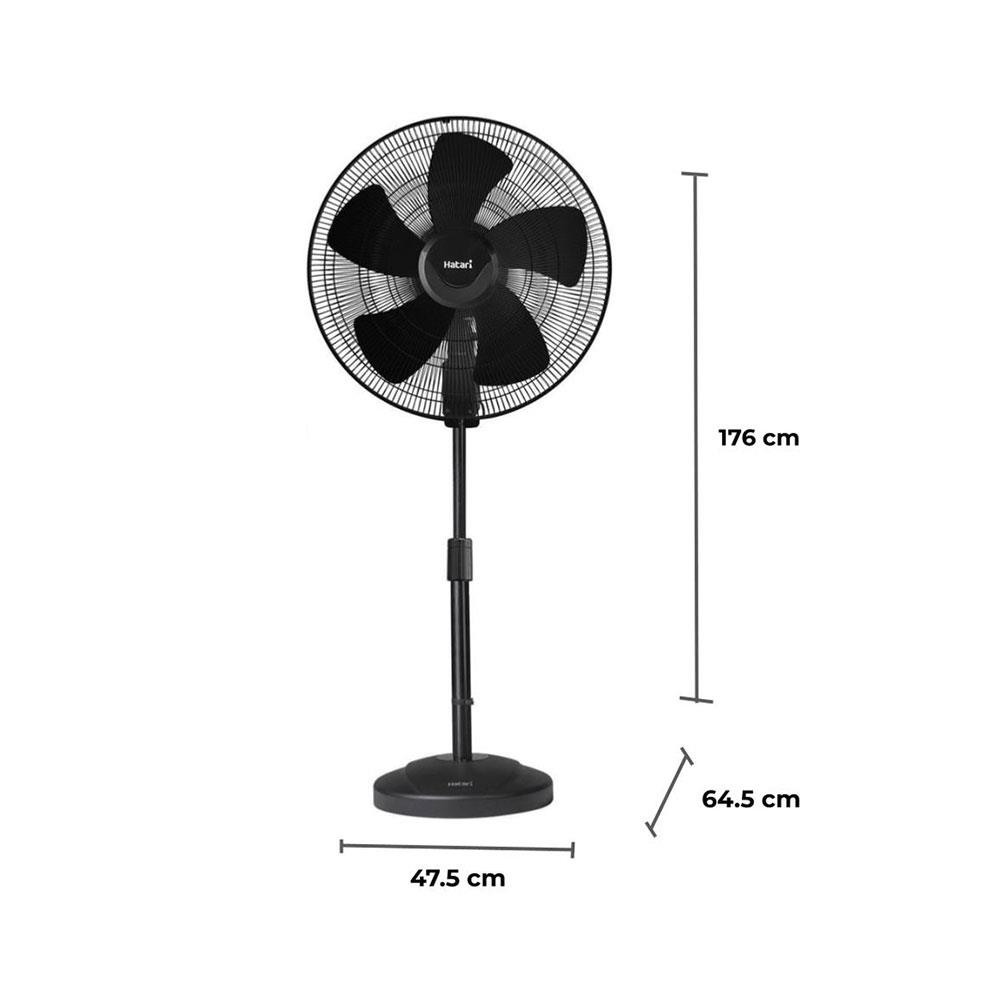 INDUSTRIAL FAN HATARI IP22M1 22IN BLACK