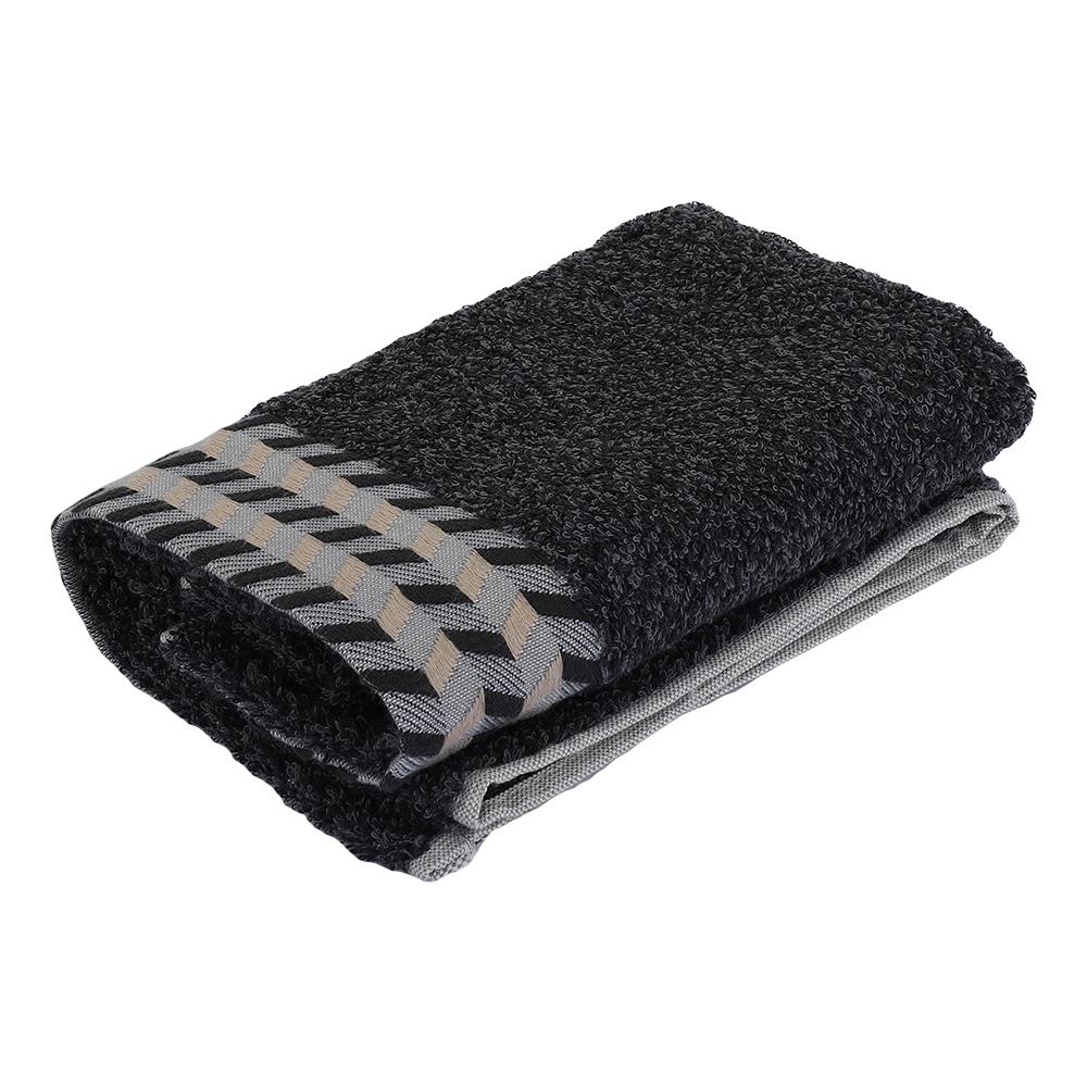 TOWEL HOME LIVING STYLE OSCAR 30X60" BLACK