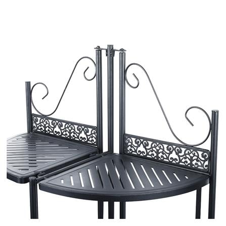 ชั้นวางของโล่ง FURDINI PRESSO S0025 สีดำ