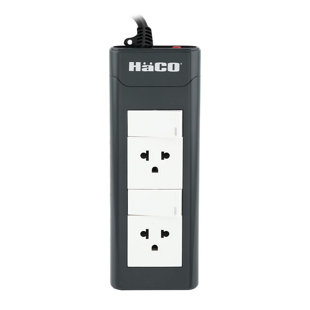 POWER STRIP HACO EPN-2S2EB/2 2-OUTLET 2-SWITCH 2M