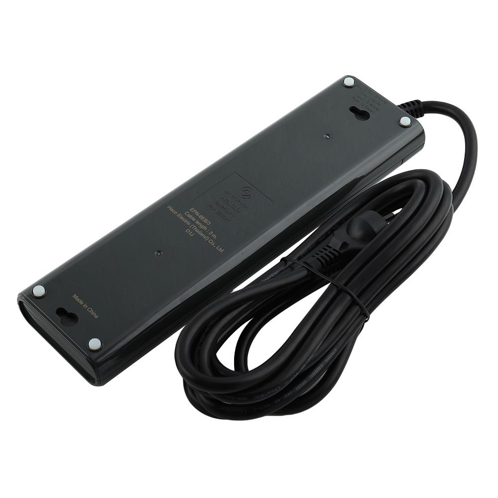 POWER STRIP HACO EPN-6EB/5 6-OUTLET 16A 5M