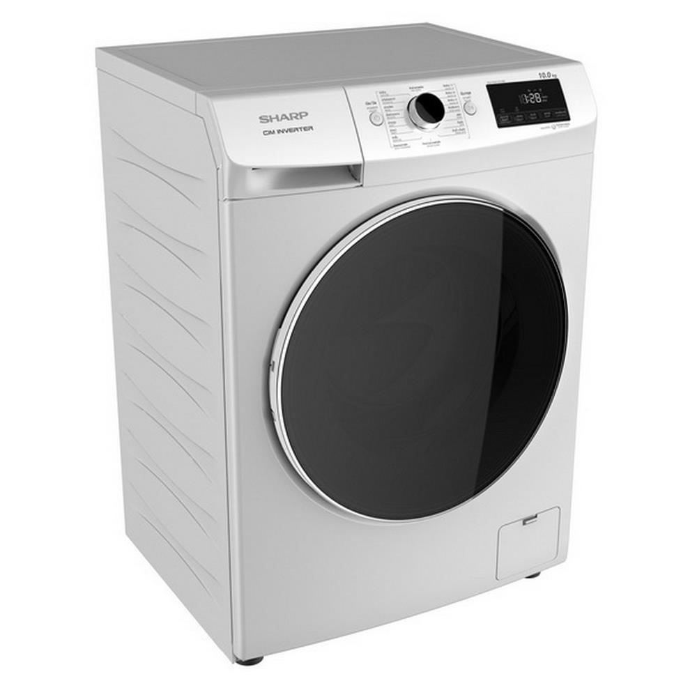 FRONT LOAD WASHING MACHINE SHARP ES-FWX1014W 10KG WHITE 1200 RPM INVERTER