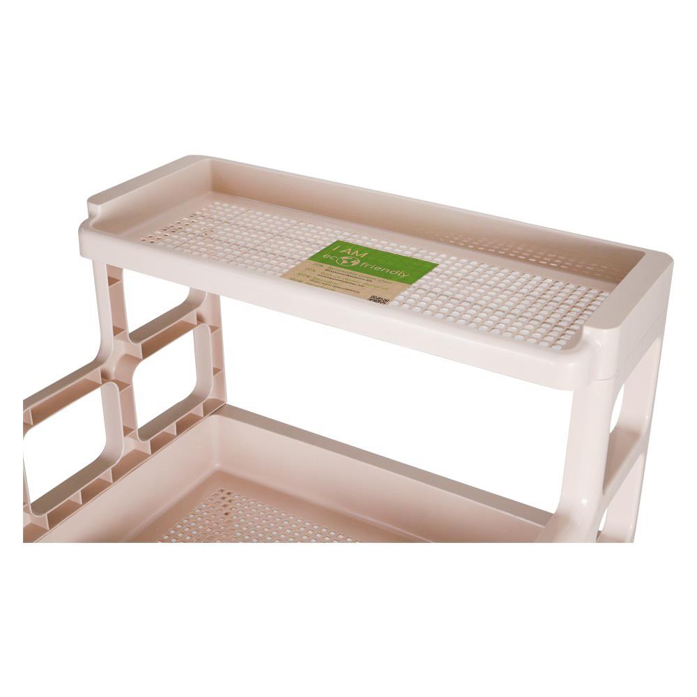 5 TIER PLASTIC SHELVES STACKO FRIENDLY 47.5X30X125CM BEIGE