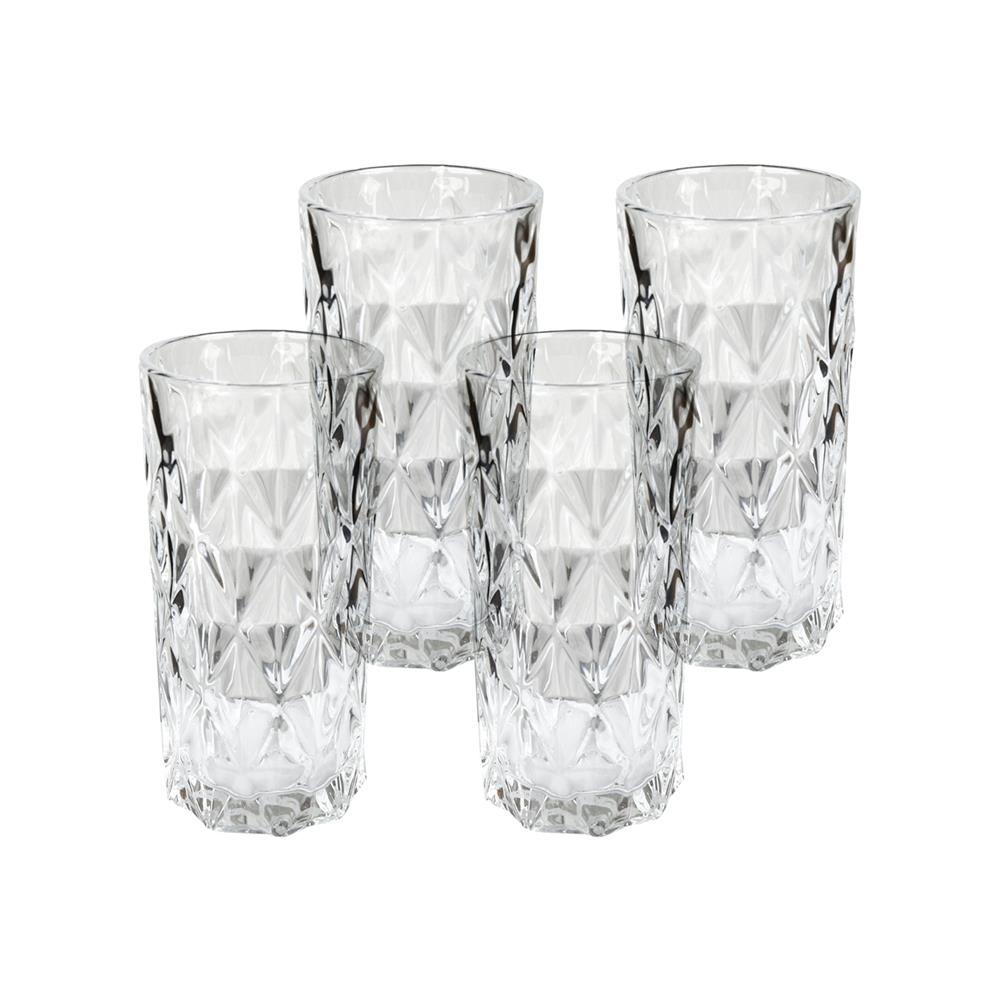 แก้วน้ำ 380ml KECH GEM แพ็ค 4 ใบ