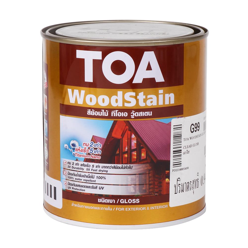 สีย้อมไม้ TOA WOODSTAIN #G99 สีไม้มะค่า 1/4 แกลลอน