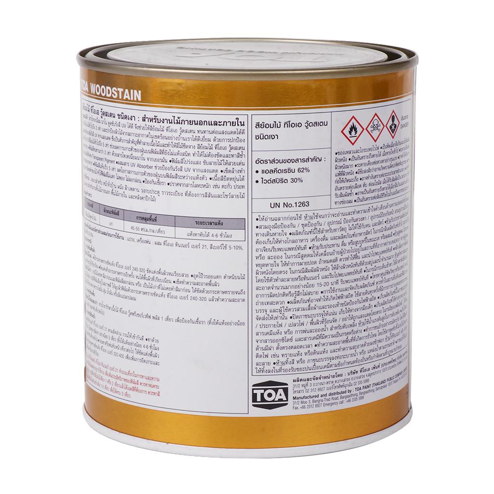 สีย้อมไม้ TOA WOODSTAIN #G99 สีไม้มะค่า 1/4 แกลลอน