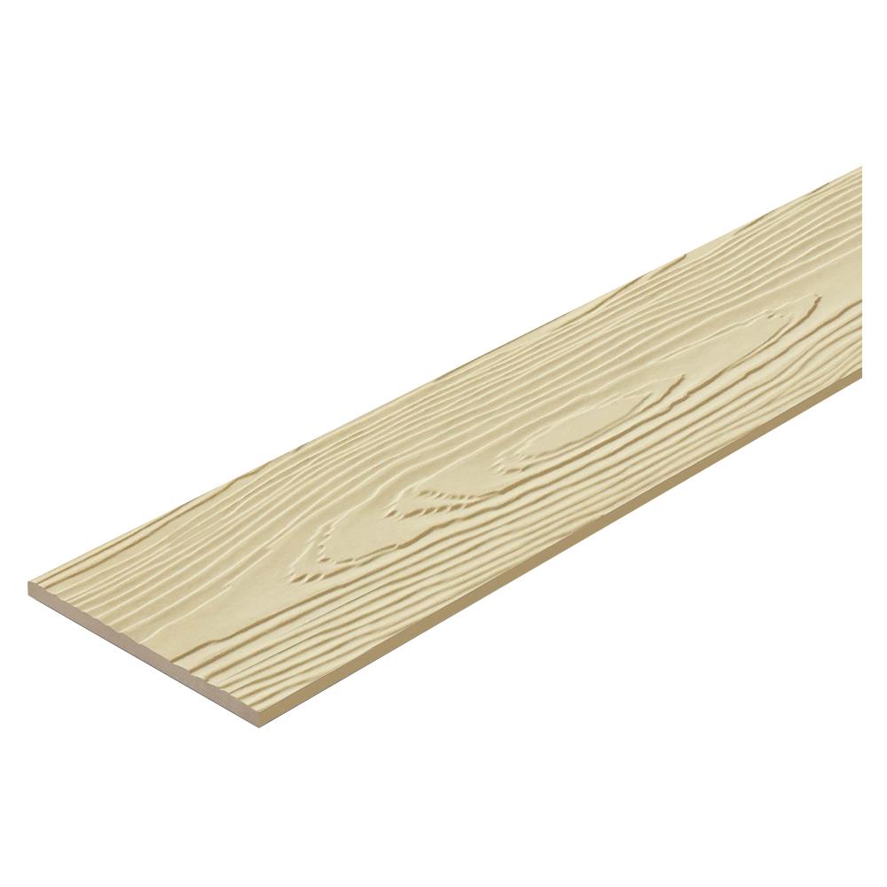 SIDING SHERA SQUARE-CUT EDGE PROFILE TEAK TEXTURE 15X300X0.8CM LIGHT YELLOW