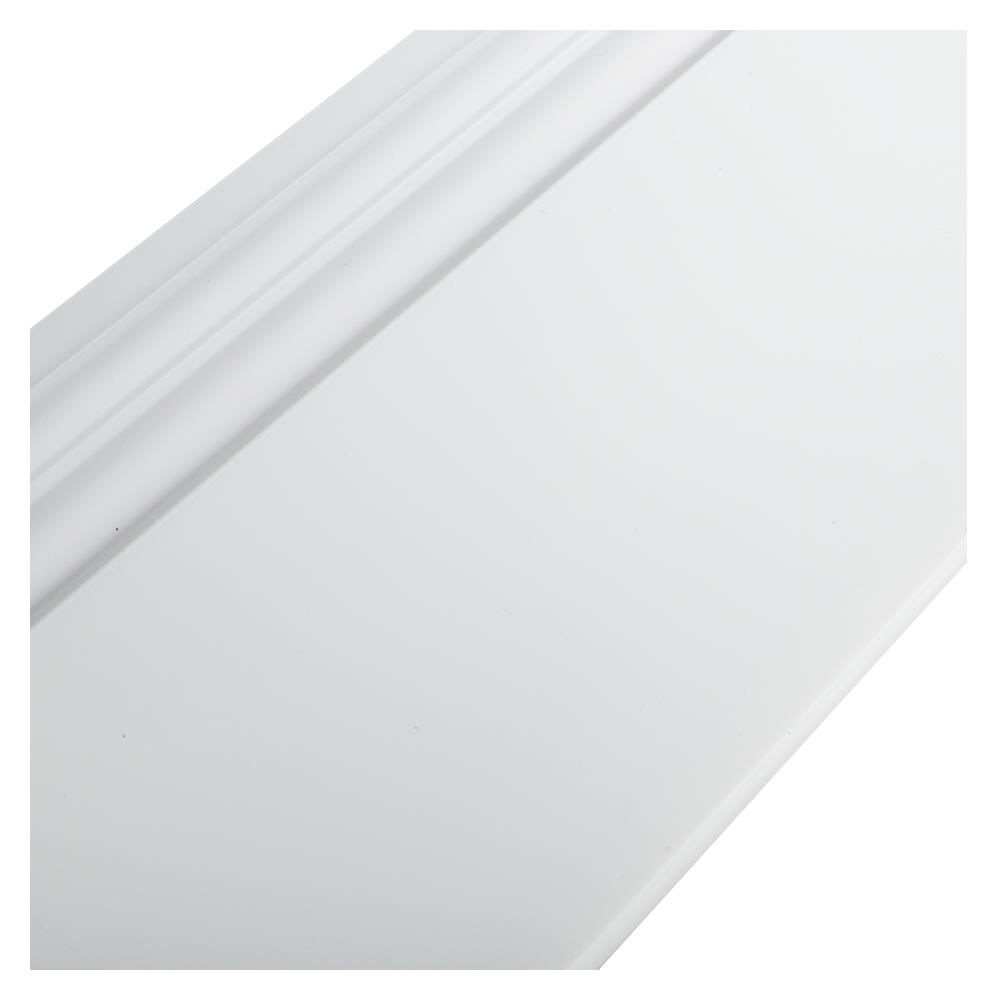 บัวพื้น PS LINEDEKOR MG3401-5 9.0x300x0.7 ซม. สีขาวด้าน