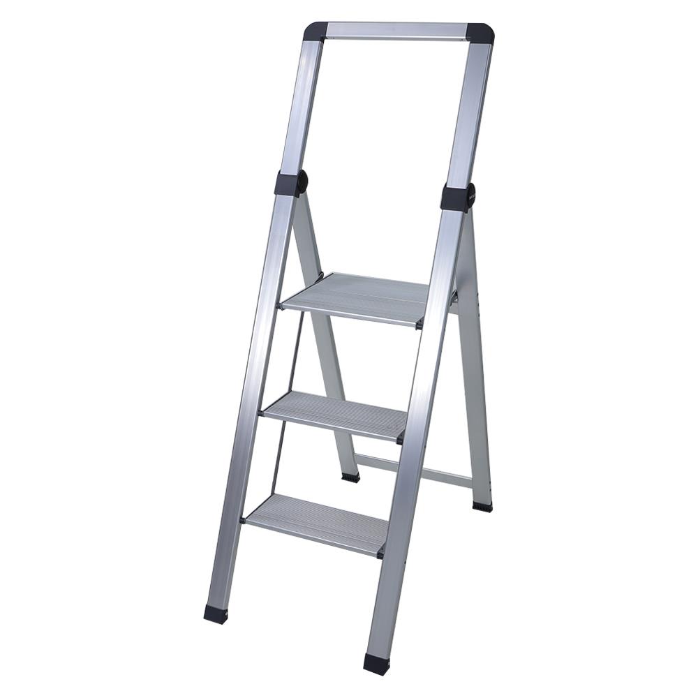 ALUMINUM STEP STOOL WITH HANDLE MATALL 3-STEP