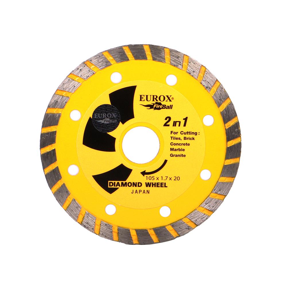 ใบตัดเพชร ทูอินวัน EUROX Z 4 นิ้ว