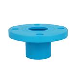 ข้อต่อตรงหน้าจาน PVC SCG 2 นิ้ว สีฟ้า