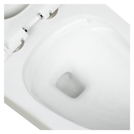 สุขภัณฑ์ 1 ชิ้น NASCO NC-8888S-WA 3/6 ลิตร สีขาว