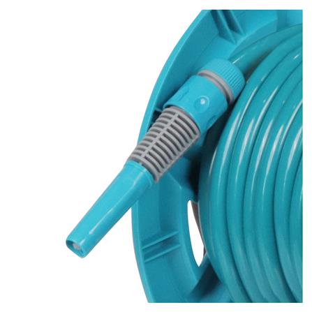 GROUND-BASED HOSE REEL SPRING 1/2"X25M CYAN