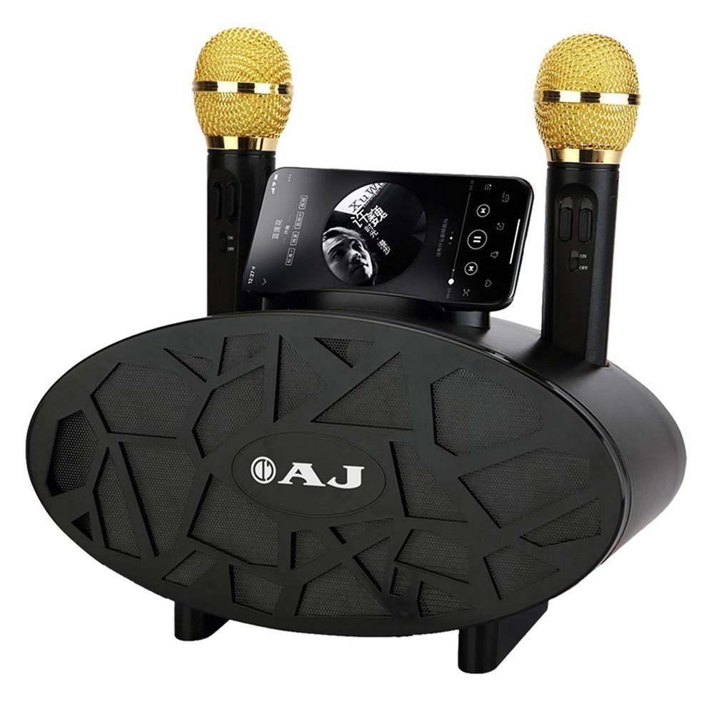 สินค้าคุณภาพ ชุดลำโพงคาราโอเกะ พร้อมไมค์ 2 ตัว AJ AK-888 ลำโพง ...