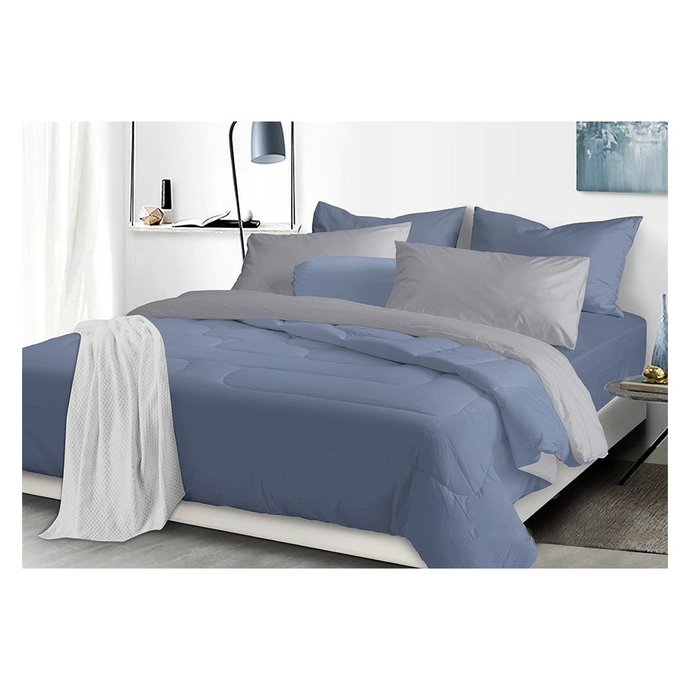 ชุดผ้าปูที่นอน 6 ฟุต 6 ชิ้น STEVENS SOFTEX ORIANNA SKY