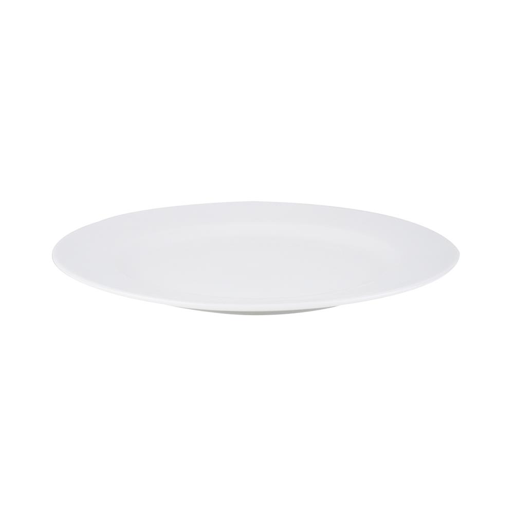 CERAMIC FLAT PLATE 9" KECH SNOW