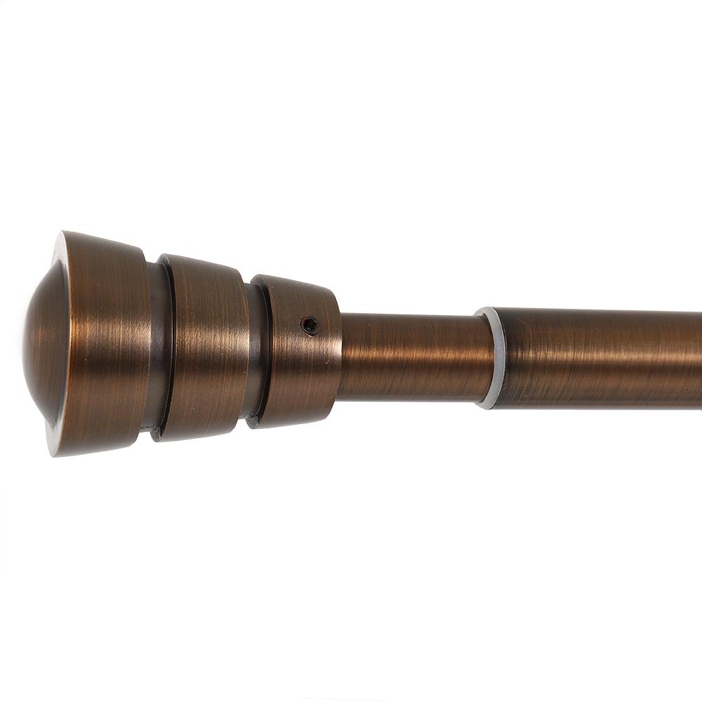 STEEL TENSION ROD HOME LIVING STYLE REEVER 180-310CM BROWN