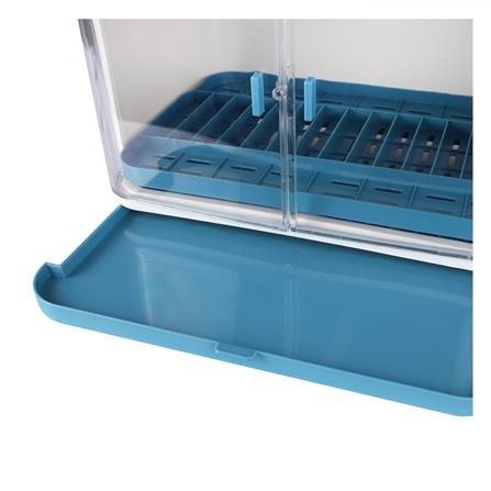 2-TIER PLASTIC DISH DRAINER WITH COVER KECH 19110601