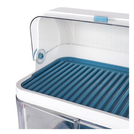 2-TIER PLASTIC DISH DRAINER WITH COVER KECH 19110601