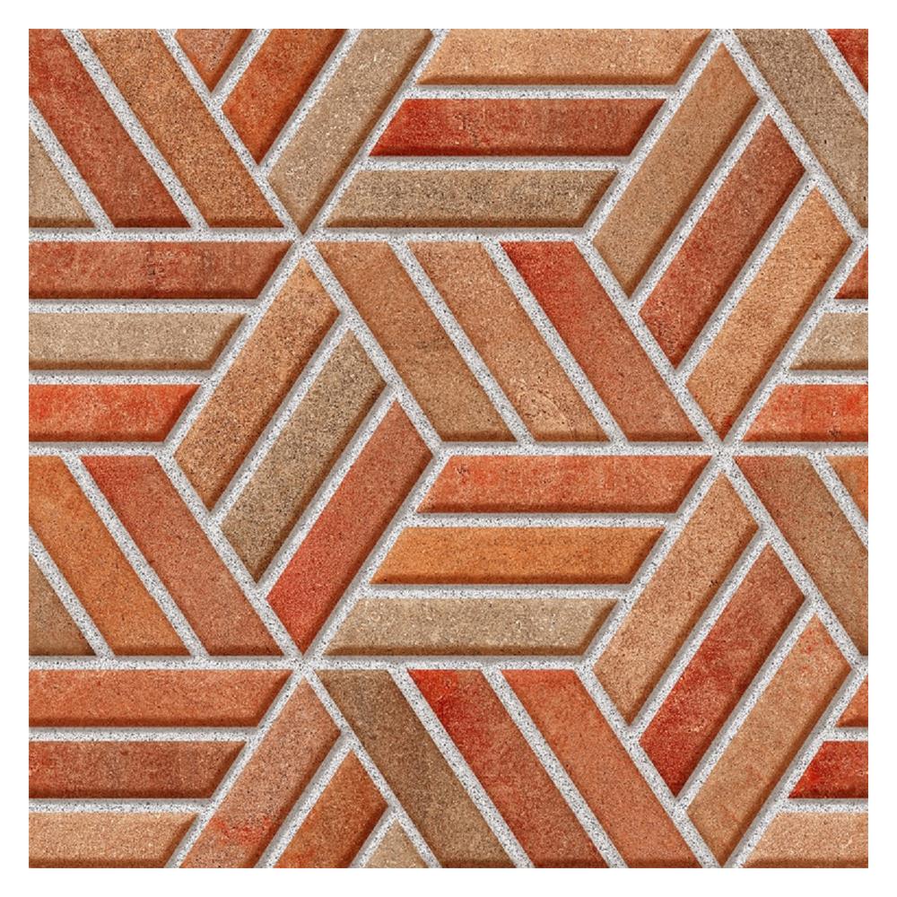 FLOOR TILE 16X16IN TARA ENIGMA TERRACOTTA PM 0.96M2