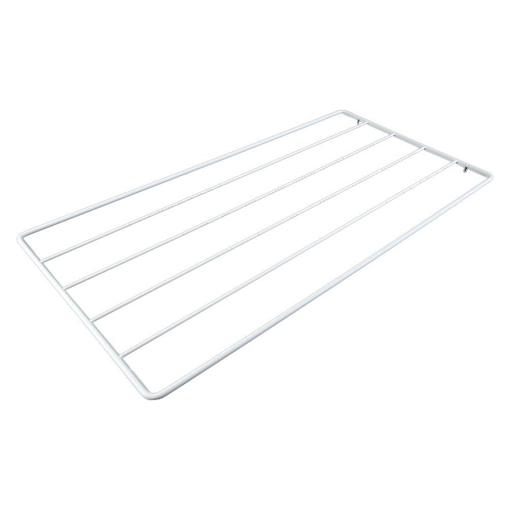 WALL CLOTHES 6 RAIL RACK STACKO FLEXI 80X40X1.7CM WHITE