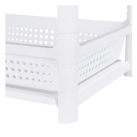 ถังขยะเหลี่ยมฝากด ACCO VERVE ขนาด 15L สีขาว/เทา