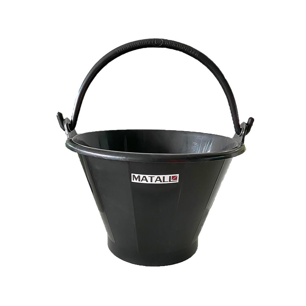 CEMENT MIXING BUCKET MATALL 6L BLACK