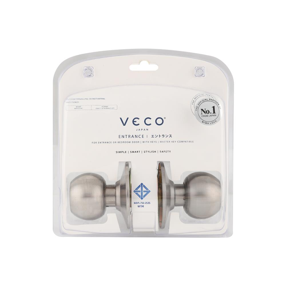 ลูกบิดทั่วไป VECO 3871SS-ML-ET หัวกลม สีสเตนเลส