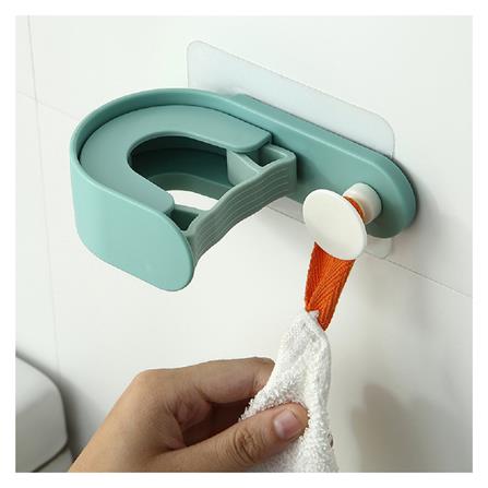 WALL-MOUNTED CLEANING TOOL HOLDER ACCO PINK