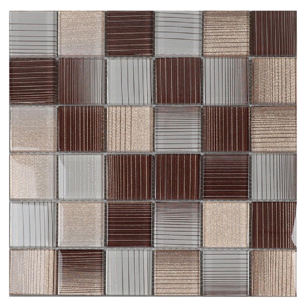 MOSAIC TILE TARA HPR-194 30X30CM BROWN