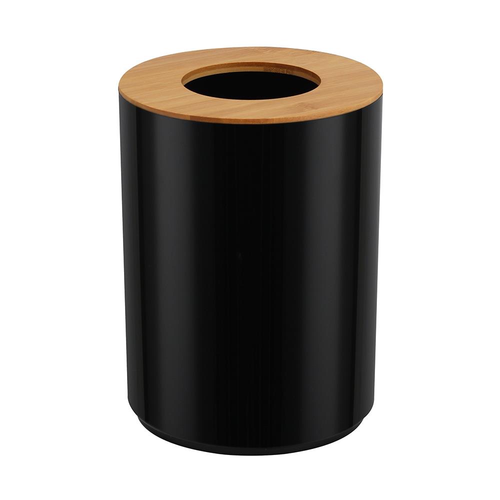 ROUND DUSTBIN ACCO MOKU 4.5L BLACK