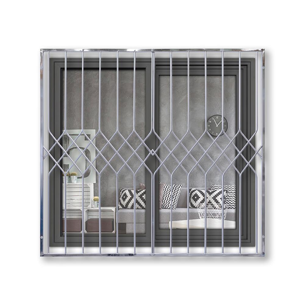 STAINLESS STEEL WINDOW SECURITY BAR T.C.J. DESIGN VENETIAN 130X120CM