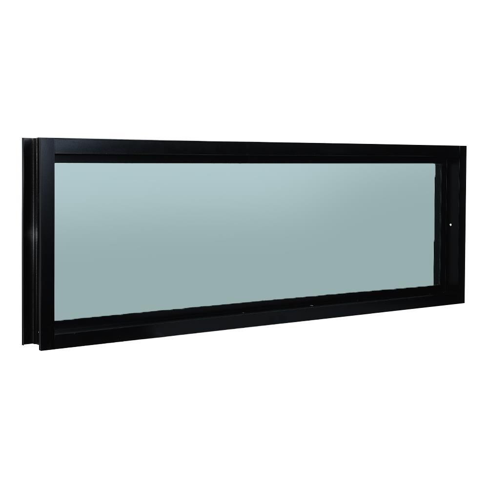 ALUMINUM FIXED WINDOW WINDOW ASIA F10 120X40CM BLACK