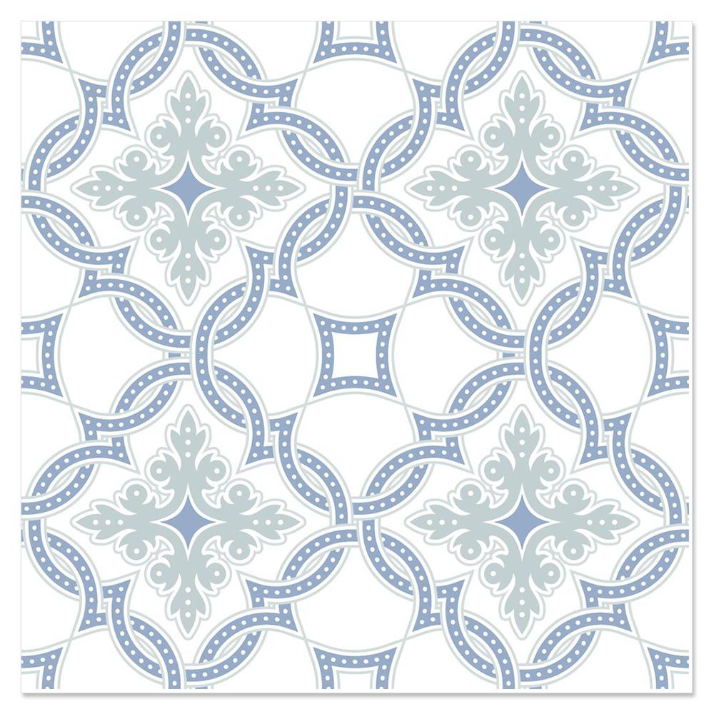 FLOOR TILE 16X16" LION CHARNON WHITE EXC 0.96M2