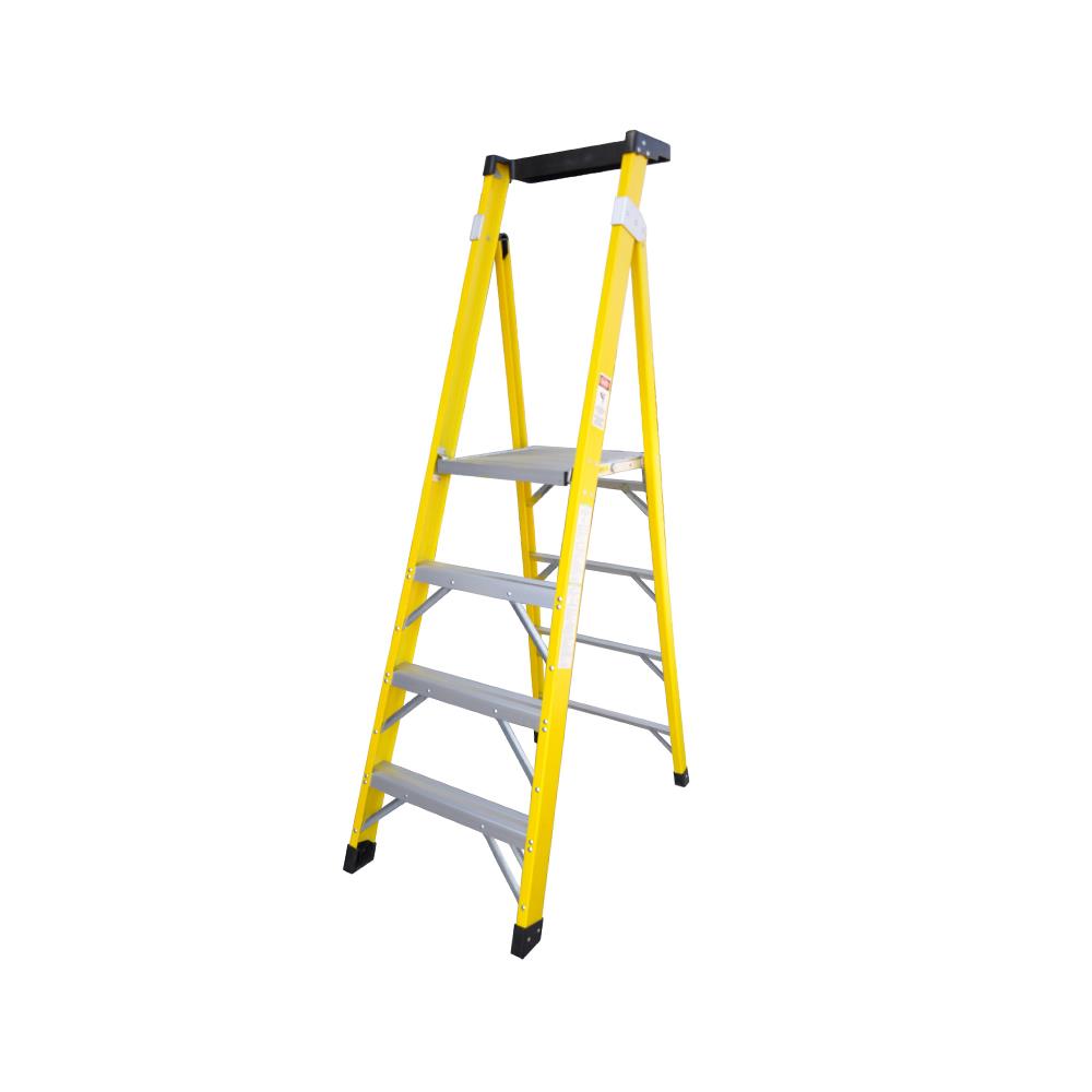 NON-CONDUCTIVE LADDER WITH HANDLE MATALL FGHP104S 4-STEP