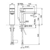 BASIN MIXER KOHLER K-23472T-4-CP CHROME
