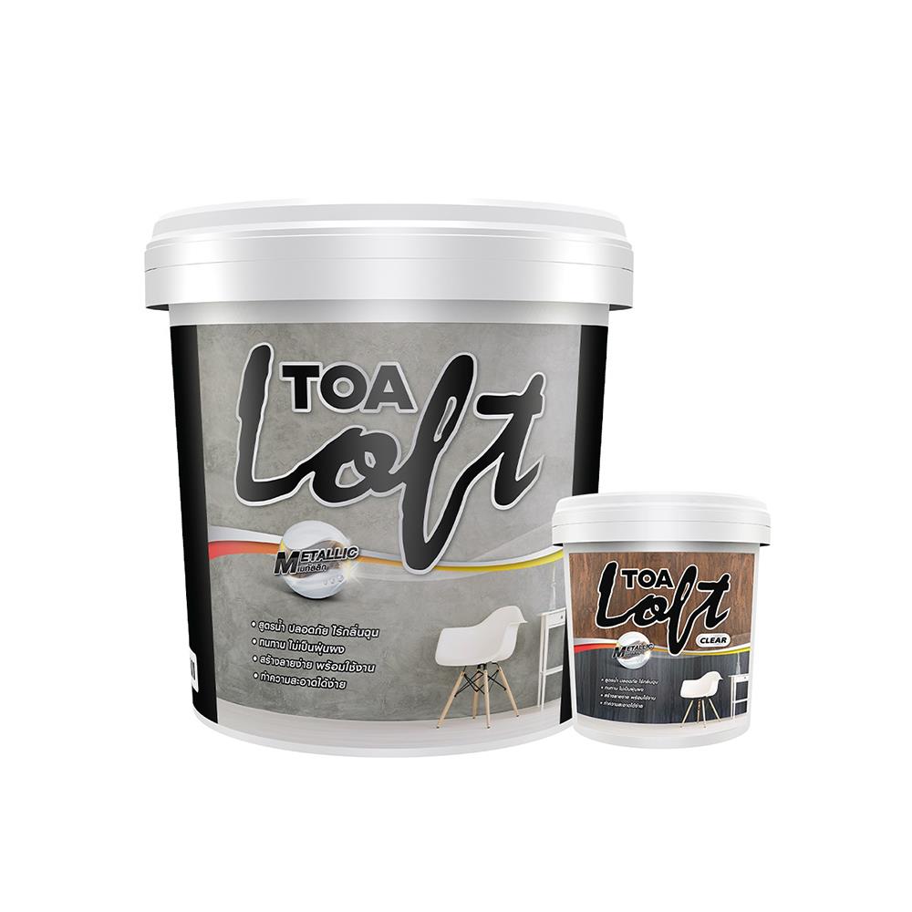 WATER-BASED LOFT PAINT TOA LOFT METALLIC COPPER 9KG