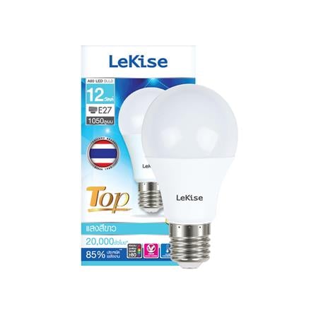 หลอด LED LEKISE A60 TOP 12 วัตต์ DAYLIGHT E27