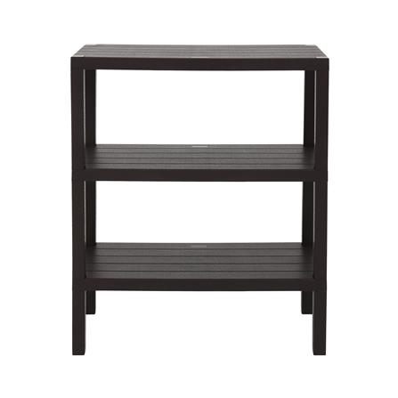 3-TIER SHELVING UNIT STACKO BRICK 30X60X73CM BROWN