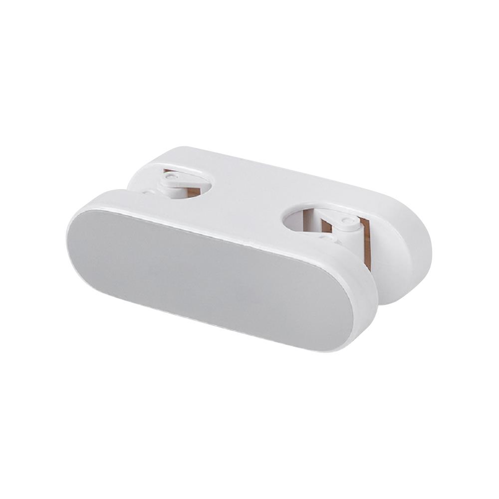 WALL-MOUNTED CLEANING TOOL HOLDER ACCO DUAL GREY