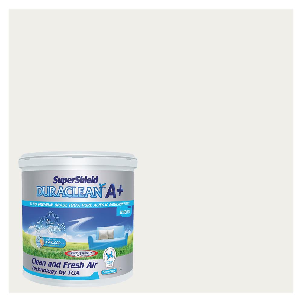สีน้ำทาภายใน TOA SUPERSHIELD DURACLEAN สี MERCURY #8260 กึ่งเงา 2.5 แกลลอน
