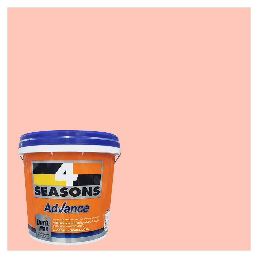 WATER-BASED EXTERIOR PAINT TOA 4 SEASONS ADVANCE PINK MORN #8041 SEMI ...