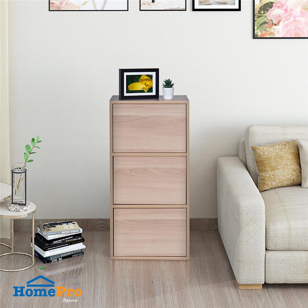 ตู้ 3 บานเปิด FURDINI FINN สีไวท์โอ๊ค