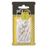 พุกพลาสติก DEXZON BPP004H เบอร์ 7 50 ตัว