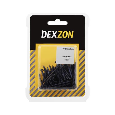 ตะปูคอนกรีตดำ DEXZON 30X2 มม. แพ็ก 100 ชิ้น