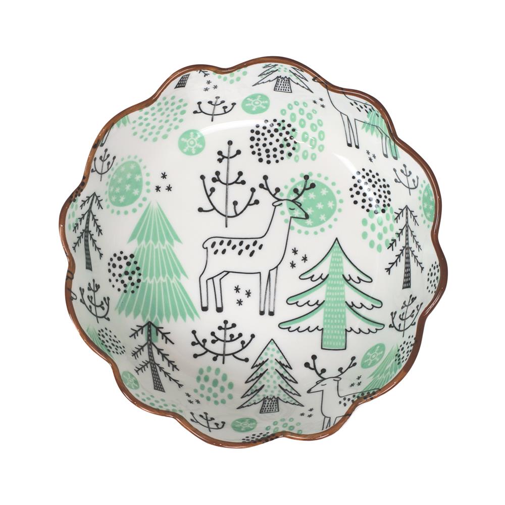 ชามเซรามิก 8" KECH PINE FOREST